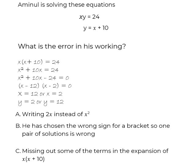 Understanding solutions to equations with respect to their graphs | Oak ...